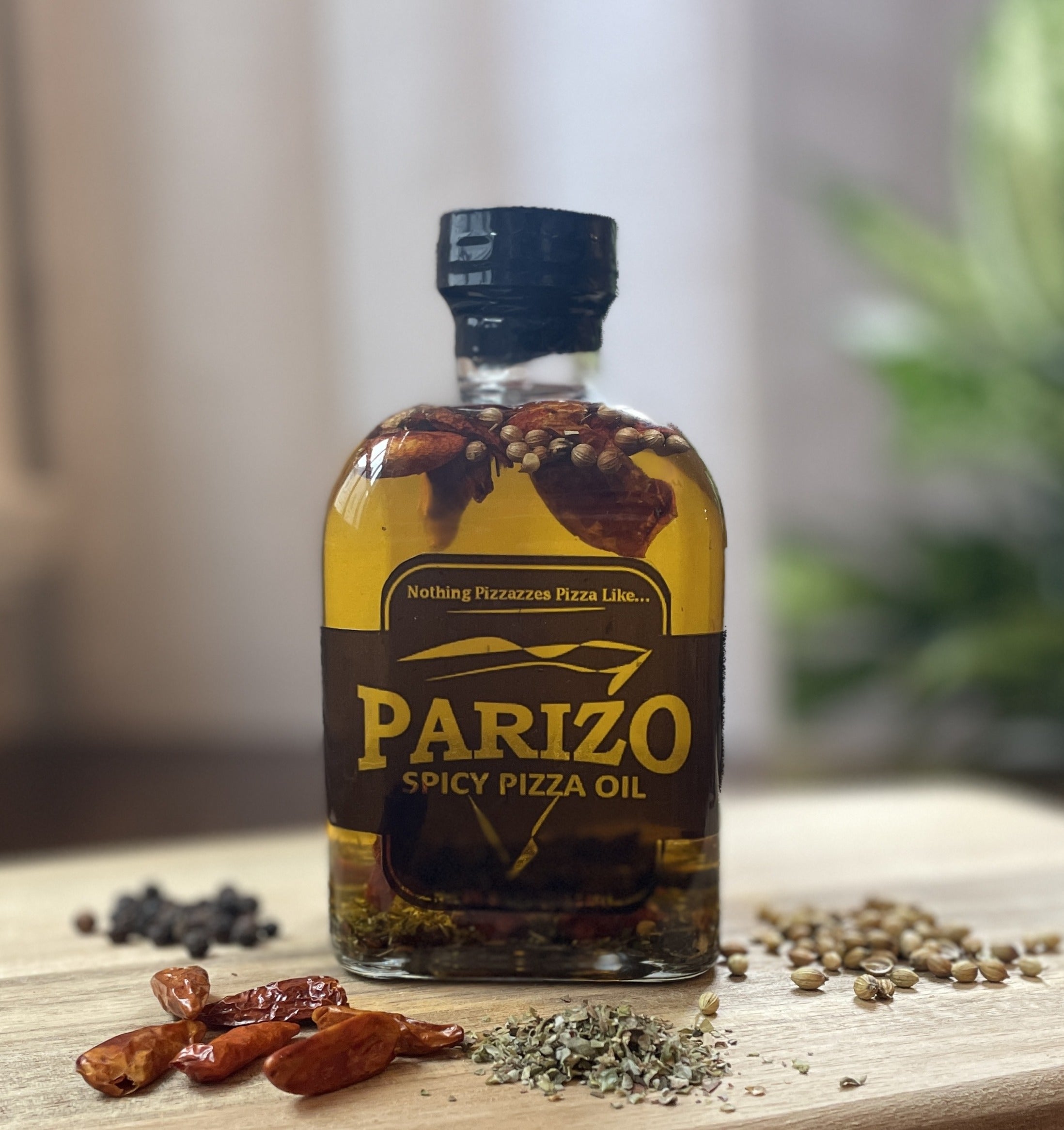 8oz Spicy Pizza Oil – Parizo Foods LLC